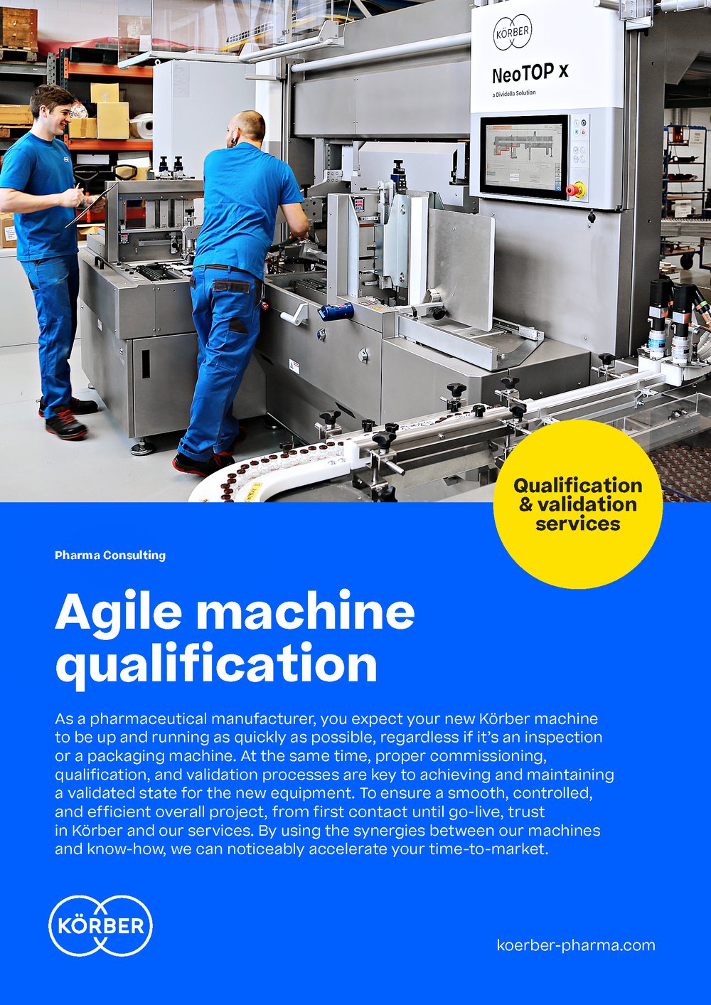 Körber | Flyer Agile Machine Qualification
