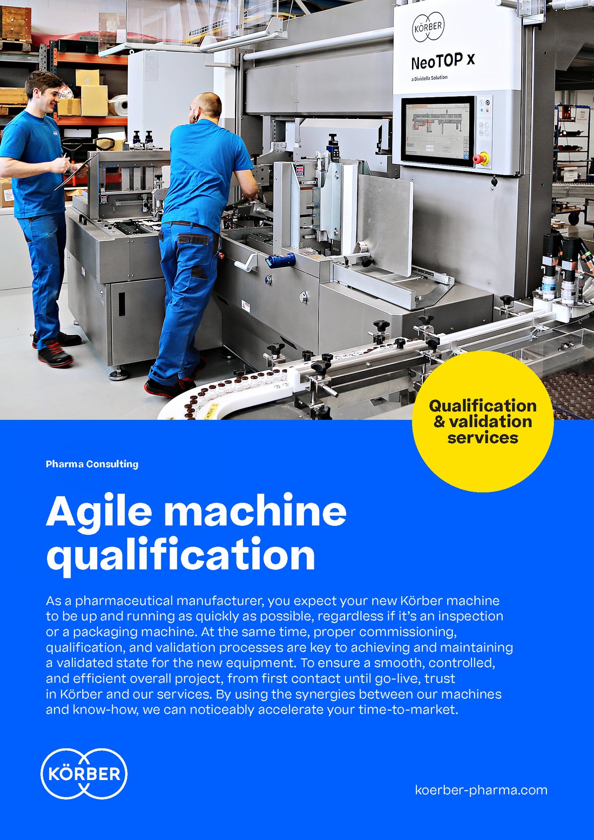 Körber | Flyer Agile Machine Qualification
