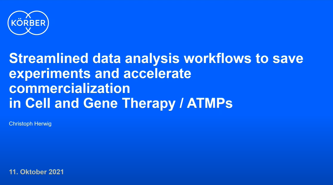 Körber Pharma | Software | Streamline the ATMP Lifecycle Webinar