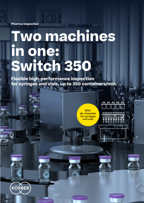 Switch 350 | Fully Automatic Pharmaceutical Inspection Machines