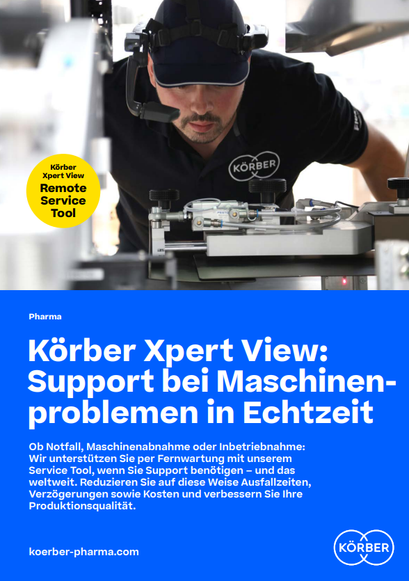 Körber Pharma | Xpert View | Our Augmented Reality Remote Assistance Service