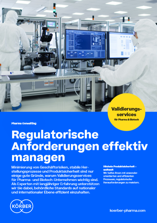 Körber Consulting | Regulatory Pharmaceutical Validation Services
