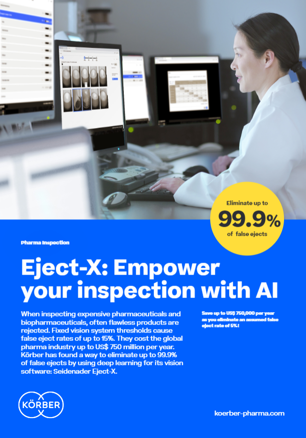 Seidenader Eject-X | False Ejects Inspection AI Pharma Software