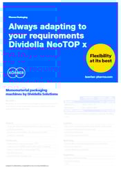 NeoTOP x | Flexible Pharmaceutical Packaging Machines