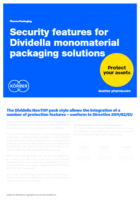 Security Features | Monomaterial Packaging Machines