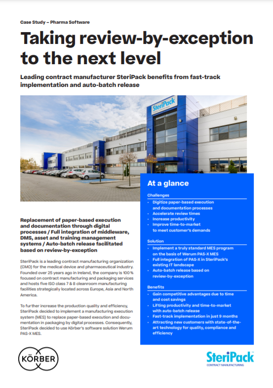 Körber Pharma | Software | Case Study SteriPack